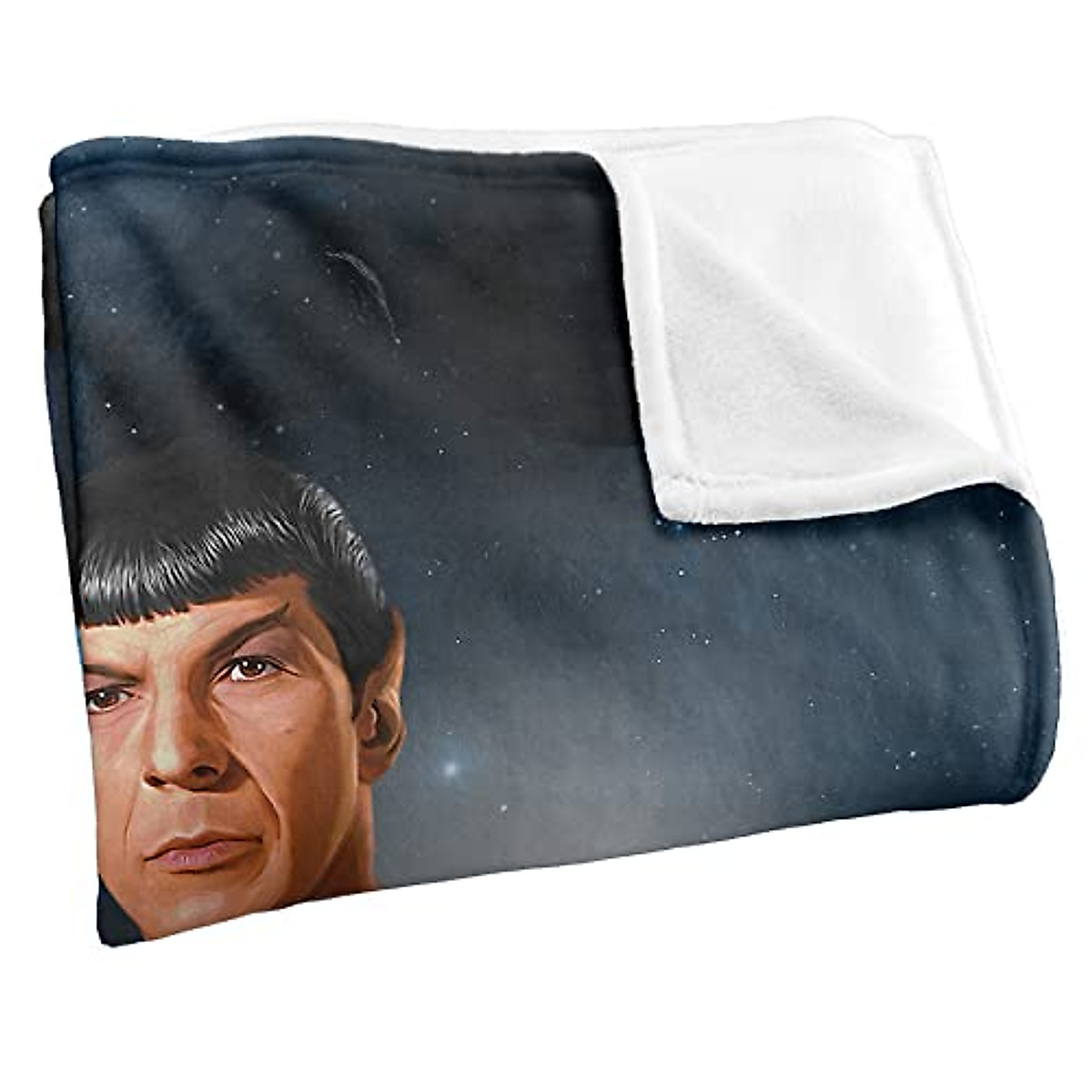 Star Trek Spock Officially Licensed Silky Touch Super Soft Throw Blanket 50" x 60"
