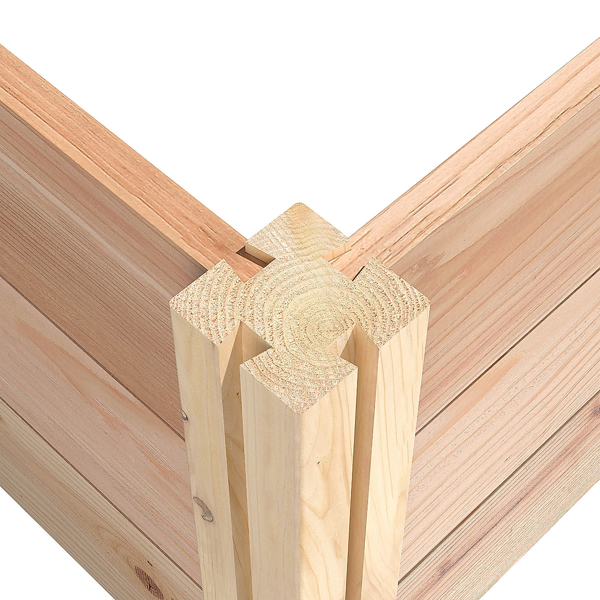 Greenes Fence Miracle-GRO Cedar Raised Garden Bed, 16" x 48" x 16.5" - Made in USA with North American Cedar