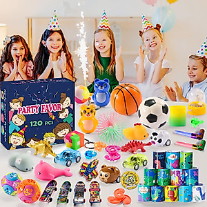 Yutin 120PCS Party Favor for Kids Treasure Prizes box Toys, Goodie Bags Stuffers for Classroom Rewards, Small Fidget Bulk Pinata Toy Fillers, Birthday Gift Little Toy Prize Boy 3-5 4-8-12