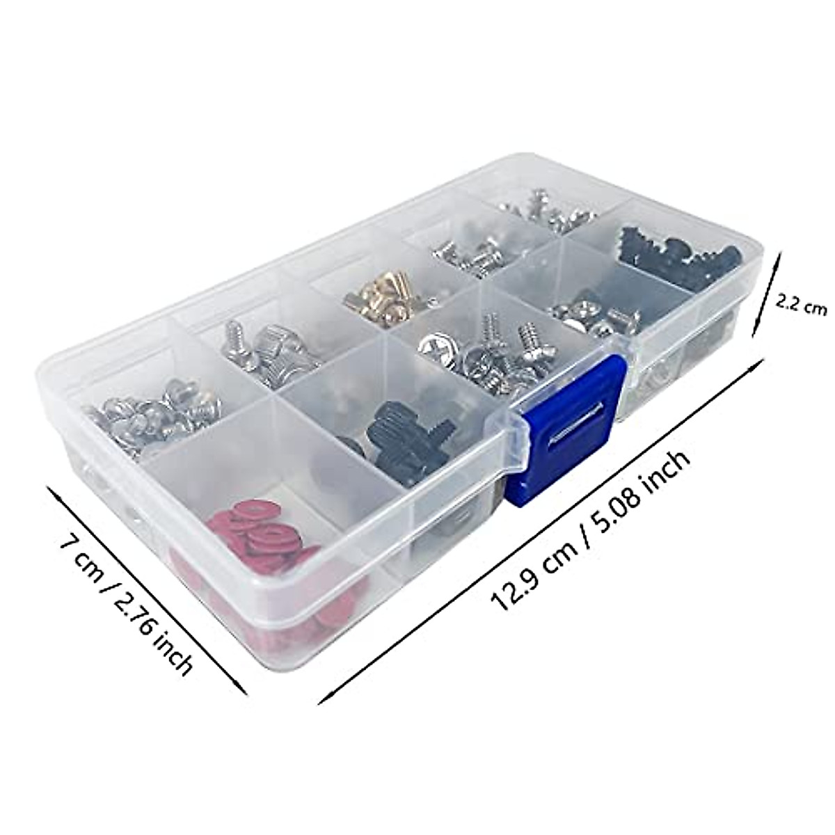 228PCS Personal Computer Screw,Pc Case Screws,Motherboard Standoffs for Hard Drive Pc Case Motherboard Fan Power Graphics