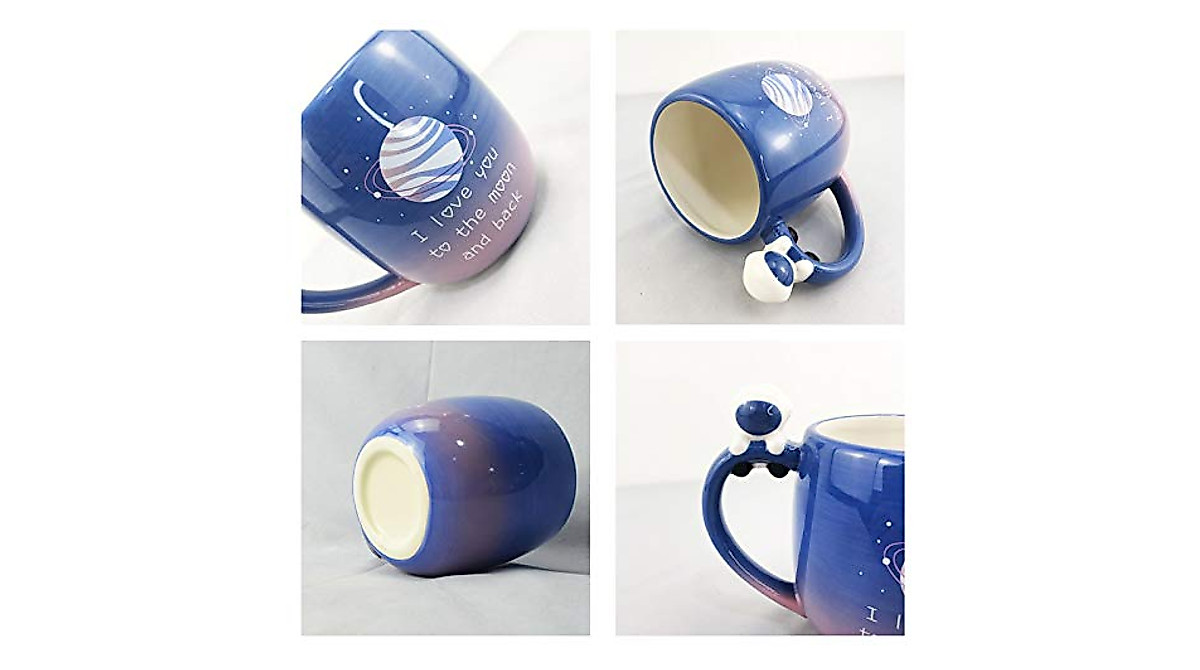 I Love You to the Moon Ceramic Mug - 16oz Gift