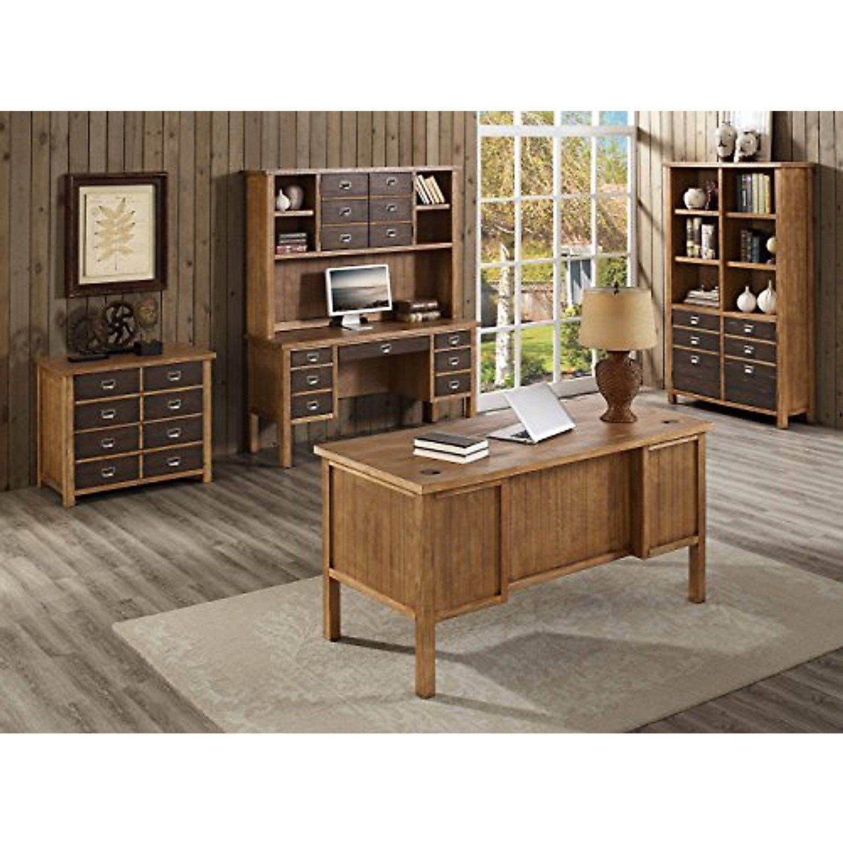 Martin Furniture Heritage Half Pedestal Desk