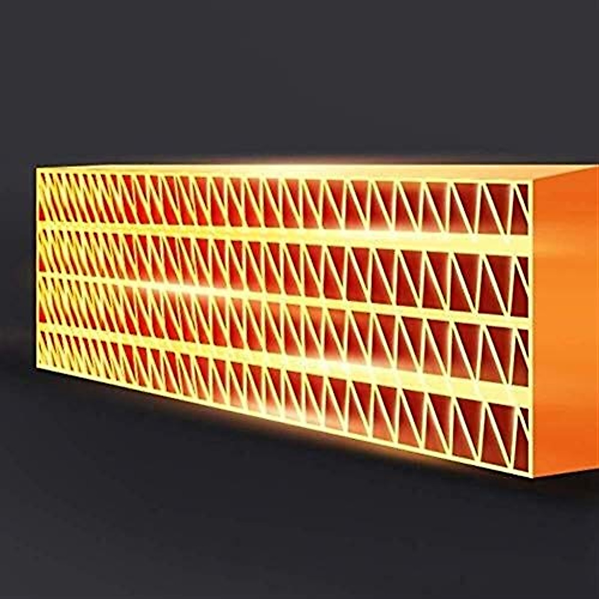 Outdoor Garden Heater Oscillating PTC Ceramic Heater - Remote Control Upright Heater Internal Oscillation 12 Hour Timer & 2 Heat Settings Thermostat and Safety Cut-Off Patio Heater