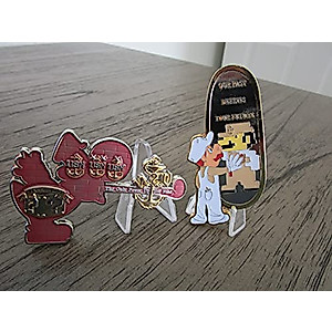 United States Navy Chief Mario and Luigi Brothers and Yoshi Goat Locker CPO Challenge Coin Set