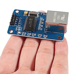 ACEIRMC 5pcs ENC28J60 ENC28J60-I/SO HR911105A Ethernet LAN Network Module SPI Interface 3.3V for Arduino AVR PIC LPC STM32