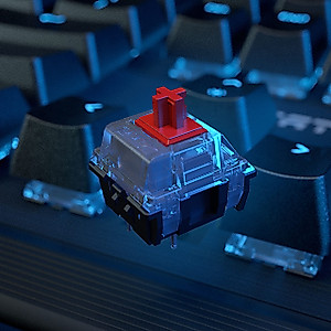 ROCCAT ROC-12-627 USB Pyro Mechanical RGB Gaming Keyboard, Linear (Red Axis), JP Japanese Arrangement, German Design