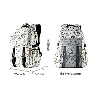 GinzaTravel 16-inch Colorful Laptop Backpack (Colorful series) (Daisy)