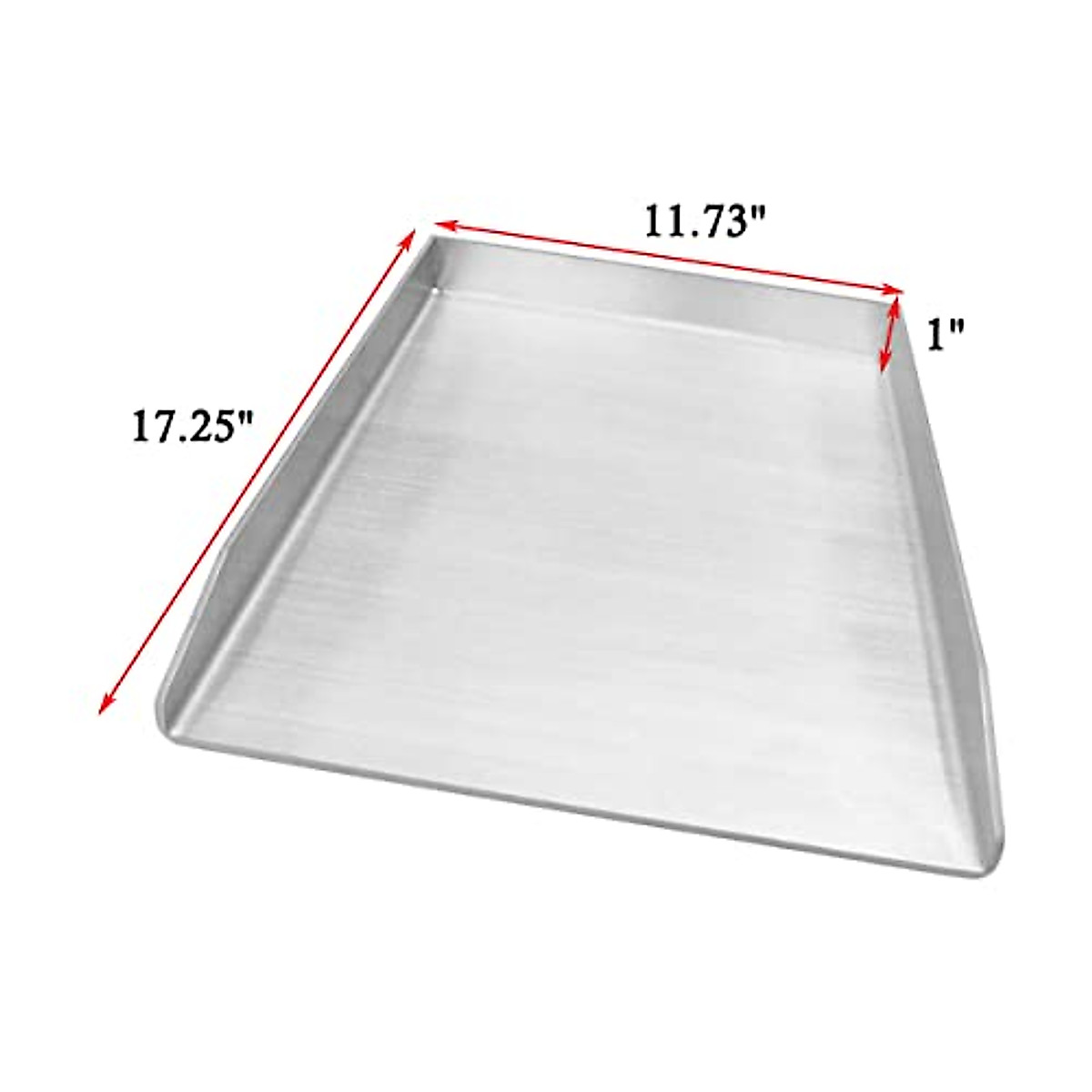 Shengyongh 17.2 inch Stainless Steel Griddle Pan Replacement for Weber Spirit 300 series, Spirit 700, Genesis Silver B/C, Genesis Gold B/C, Genesis Platinum B/C (2005 model Year)