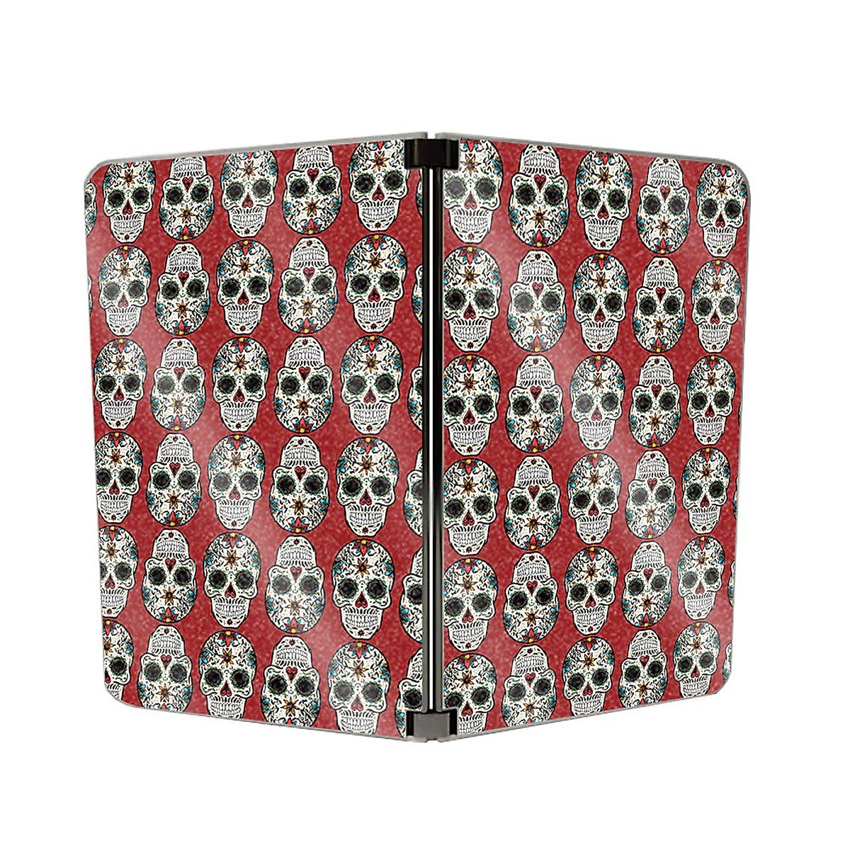 MightySkins Glossy Glitter Skin for Microsoft Surface Duo - Sugar Skull | Protective, Durable High-Gloss Glitter Finish | Easy to Apply, Remove, and Change Styles | Made in The USA