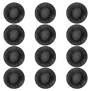 Healifty Headphone Ear Covers 150pairs Fabric Sweatproof Sleeve for Earpad Non-Woven Cover, Cup Black Headphone on Ear Fit Covers Disposable Earcup Most Nonwoven Headphones Headphone Earpads
