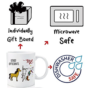 Dnuiyses Wedding Officiant Mug Gifts for Officiants, Best Officiant Ever Gifts from Couple, Other Officiants Funny Unicorn Mug 11oz, Fun Wedding Registry Mug, Thank You Mug Gift for Officiants