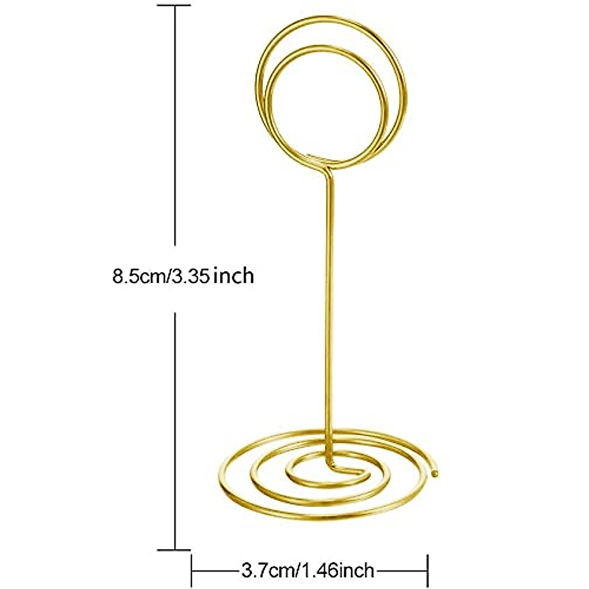 20 Pack Table Number Holders Place Card Holder Photo Picture Holder for Wedding, Birthday Party
