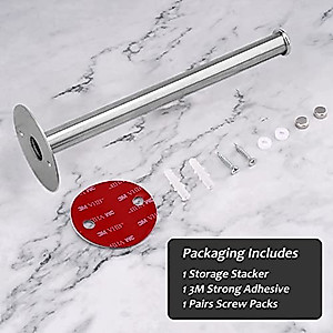 304 Stainless Steel Clothes Hangers Storage Stacker Bath Towel Hangers Coats Handbags Hangers Multi-Use Organizers for Closet,Cloakroom,Balcony, Bathrooms,Laundry Room Easy to Install