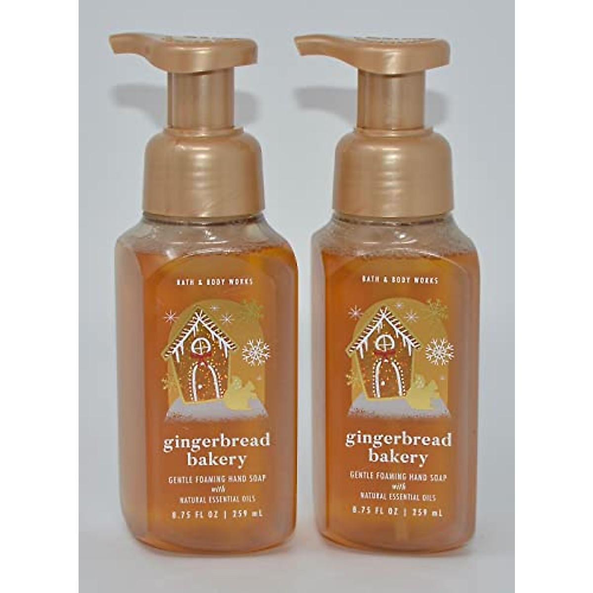 Bath Body works gentle foaming hand soap gingerbread bakery bundle of 2 lot 8.75 fl oz