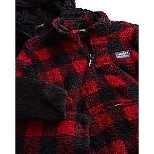 Eddie Bauer Boys’ Sweatshirt – 2 Pack Hooded Full Zip Hoodie Sweatshirt, Quarter Zip Pullover – Sweatshirts for Boys (5-20), Size 14-16, Black