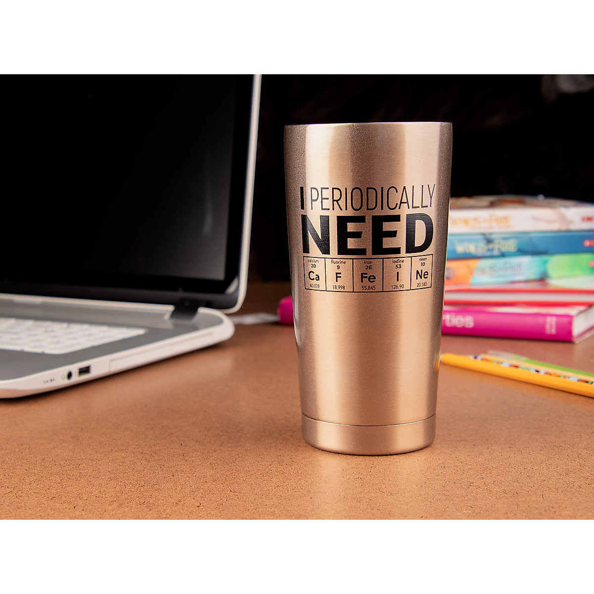 Chemistry Gifts- Coffee Tumbler/Travel Mug 20oz - Gift Idea for Teachers, Biology, Nerd, Science Teacher, Biology, for Adults, Professor, Women, Men, Geek