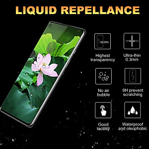 KZLVN 2+2 Compatible OnePlus 10 Pro Screen Protectors + Camera Lens Protectors, 3D HD Accuracy Full Clarity Coverage Premium 9H Tempered Glass, Anti-Scratch, Anti Bubble 3D Touch Film