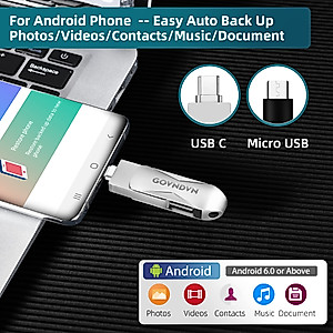 512GB Photo-Stick-for-iPhone, 4-IN-1 Easy Auto-Backup Photo and Video iPhone-Photo-Stick Apple-External-Memory-Storage-Stick Backup-Flash-Drive Data-Transfer Thumb-Drive-for-iPhone iPad Android Mac PC
