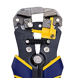 IRWIN VISE-GRIP Wire Stripper, 2 inch Jaw, Cuts 10-24 AWG, ProTouch Grip for Maximum Comfort (2078300)