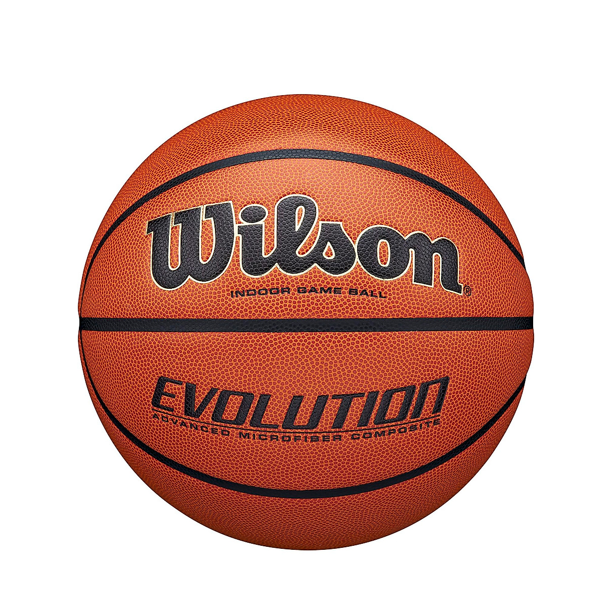 WILSON Evolution Game Basketball - Game Ball, Size 5 - 27.5"