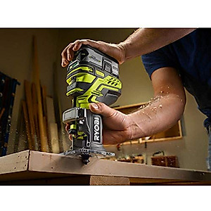 Ryobi P601 One+ 18V Lithium Ion Cordless Fixed Base Trim Router (Battery Not Included – Tool Only)