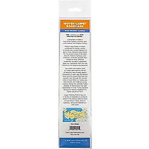 He is Risen, Woven Fabric Christian Easter Bookmark, Jesus is Alive Silky Soft Matthew 28:6 Flexible Bookmarker for Novels Books and Bibles, Traditional Turkish Woven Design, Memory Verse Gift