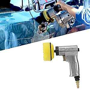 3 Inch Mini Air Angle Sander,2000RPM Professional Pneumatic Sander Polisher,with Grinding Disc,for Wood, Stone, Hardware, Crafts, etc