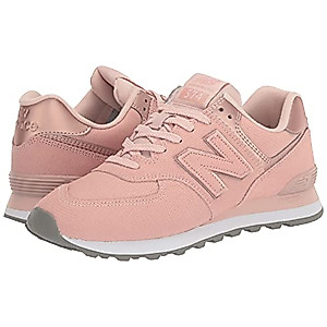 New Balance Women's 574 V2 Embellished Sneaker, Pink/Pink, 7.5