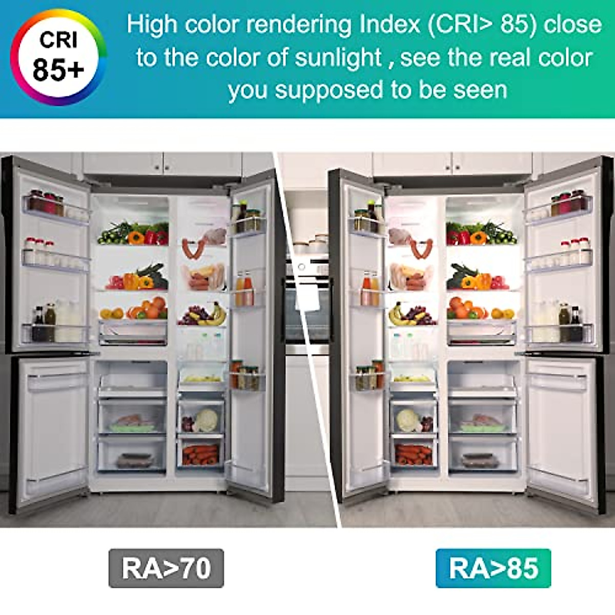 Upgraded 5304517886 KEI D28a KEL2811 LED Bulb E17 4W Replace 5304498578 7297114000 7241552801 5304495326 Compatible with Frigidaire Kenmore Electrolux Crosley 120V Freezer Lamp Cool White 6000K