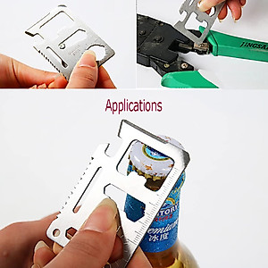 FASPLORE Survival Multi-tool Card and Snowflake Tool Camping Tool EDC Kit Hunting Fishing Hiking Gear