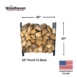 Woodhaven 2 Foot Fireside Firewood Rack