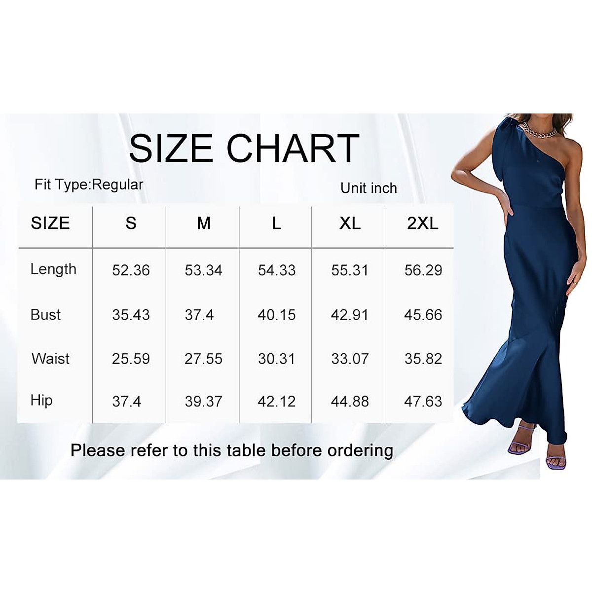 PRETTYGARDEN Womens 2023 Casual One Shoulder Bodycon Maxi Dress Elegant Sleeveless Split Mermaid Party Long Dresses (Navy, XX-Large)