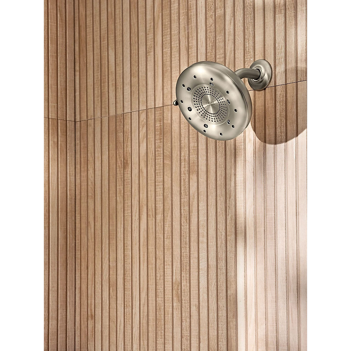 Moen N400R0BN Quattro Rainshower Showerhead with Four Unique Shower Experiences, Brushed Nickel