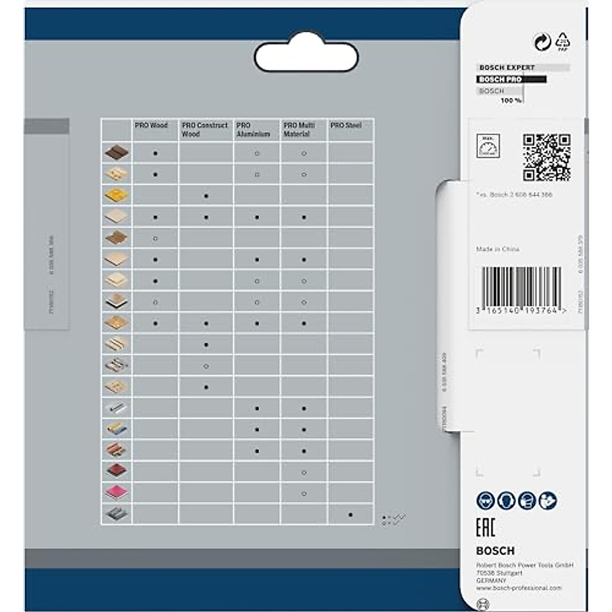 Bosch 2608640582 Circular Saw Blade"Top Precision" Opwoh 5.11inx20mm 20T