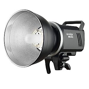 Godox MS300 300W 2.4G Built-in Wireless Receiver Lightweight, Compact and Durable Studio Flash Bowens Mount and 150W Modelling Lamp with Standard Reflective