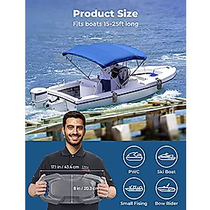 KEMIMOTO Boat Fenders Boat Bumpers for Docking Upgraded Boat Fenders Bumpers, Fit for Bass Boat and Jon Boat, etc