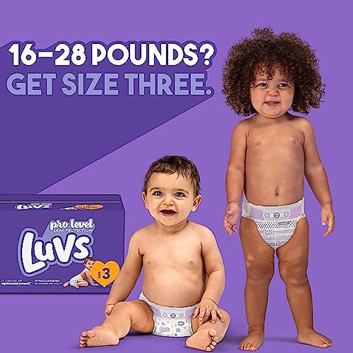 Luvs Size 3 Baby Diapers, Platinum Protection Bluey Diapers for Day & Night, Size 3, 34 Count (Packaging May Vary)
