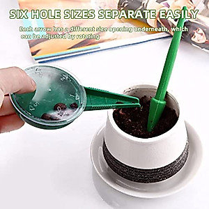 ZLY Adjustable Hand Held Garden Flower Plant Grass Seeds Planter Dial Sower Sowing Seeder Gardening Tool