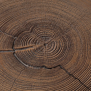 SUNBURY 17" Outdoor Indoor Side Table for Patio, Accent Decorative Garden Stool Wooden-Look Top Concrete Table for Livingroom Bedroom, Garden, Backyard