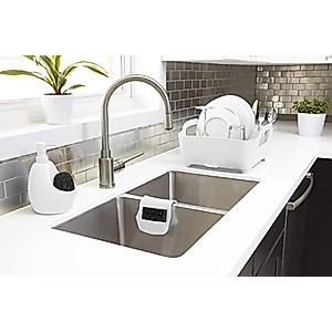 tub dish rack white