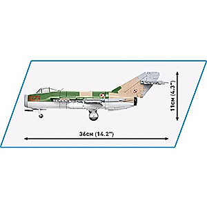 COBI Historical Collection Cold War LIM-5 Polish Air Force 1959 Plane