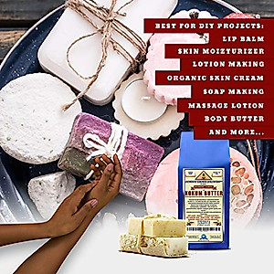 ANCIENT HEALTH REMEDIES Cosmetic Grade, PURE KOKUM BUTTER JAR/BLOCK. Bulk, Odor Free Alternative to Raw, Soft Butters. Ideal Hard Base for DIY Balms, Creams, Candle and Hand Creams (INDIA) (16ozBar)