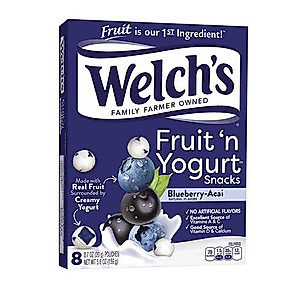 Welch's Blueberry-Acai Fruit 'n' Yogurt Snacks 5.6oz, one box