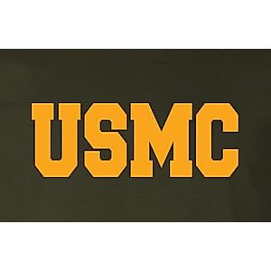 eMarinepx USMC Hooded Sweatshirt Military Green. Made in USA. Officially Licensed with The United States Marine Corps