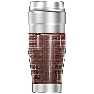 Friends Central Perk Brick Wall THERMOS STAINLESS KING Stainless Steel Travel Tumbler, Vacuum insulated & Double Wall, 16oz