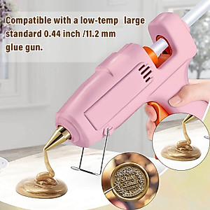 Sealing Wax Sticks, Paxcoo 20pcs Wax Seal Sticks, Glue Gun Sealing Wax Sticks for Wedding Invitations, Letter, Envelope, Cards and Crafts (Antique Gold)