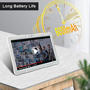 SZTPSLS 10.1 inch Tablet Android 10 Octa-core Processor 32GB Storage HD Touchscreen Tablets, 2MP+5MP Dual Camera, 1280x800 IPS Display, Support 4G Phone Call, Wi-Fi, Bluetooth