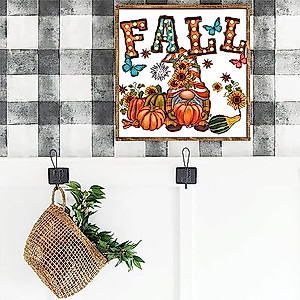 Fall Diamond Art Painting Kits for Adults - Gnome Round Full Drill Diamond Dots Paintings for Beginners, Pumpkin 5D Paint with Diamonds Pictures Gem Art Kits DIY Adult Crafts Diamond Project Kits