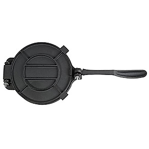 7Penn Cast Iron Tortilla Press 10in - Corn Tortilla Press Roti Maker Flour Tortillas Presser with 100 Cooking Sheets