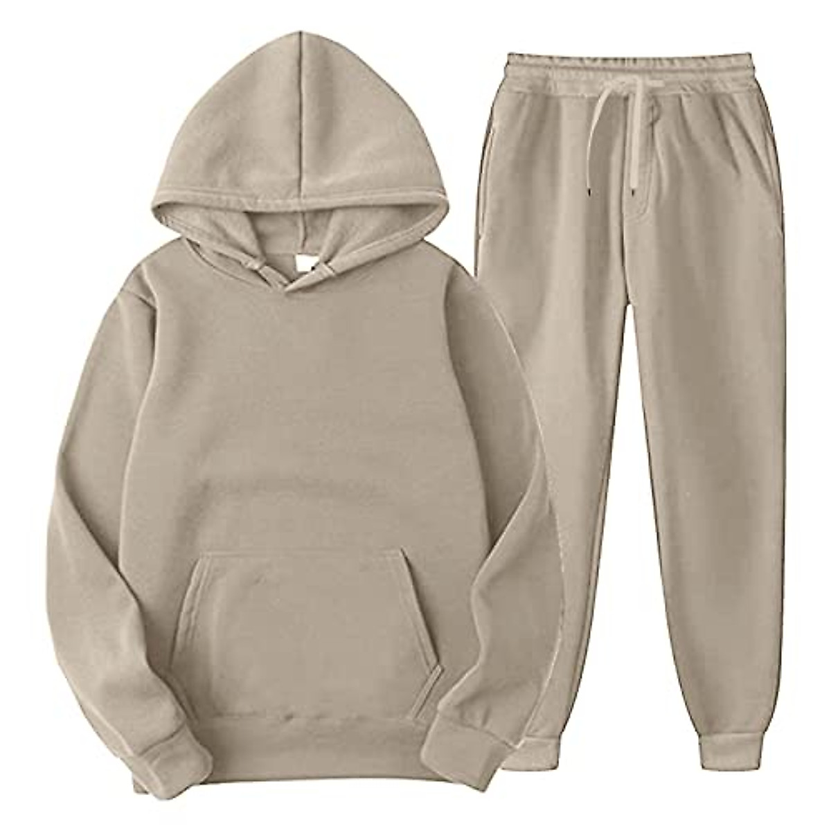Following His Orders Men's Tracksuit Athletic Sports Gym Sports Long Sleeve Sweatshirts Jogger Pant With Pockets Hooded Sweatsuits Jogger Suit With Pockets M M